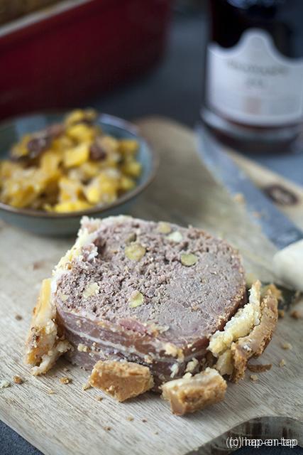 Paté van bosduif met mangochutney